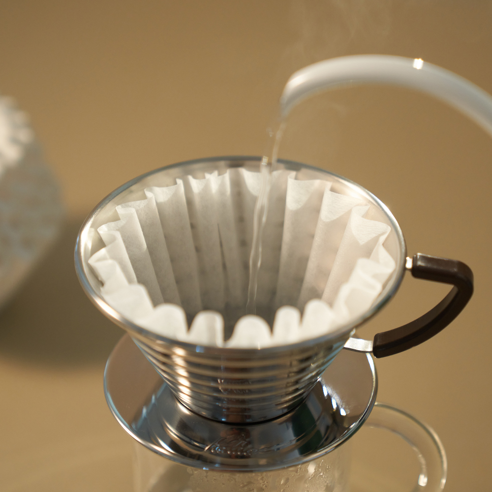 카페뮤제오 칼리타 KWF-185 웨이브 필터 화이트 (100P)